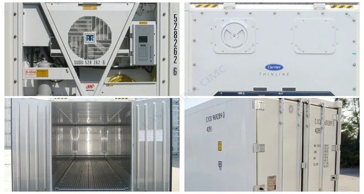 20ft 25tons Reefer ISO Tank Container with Thermo King