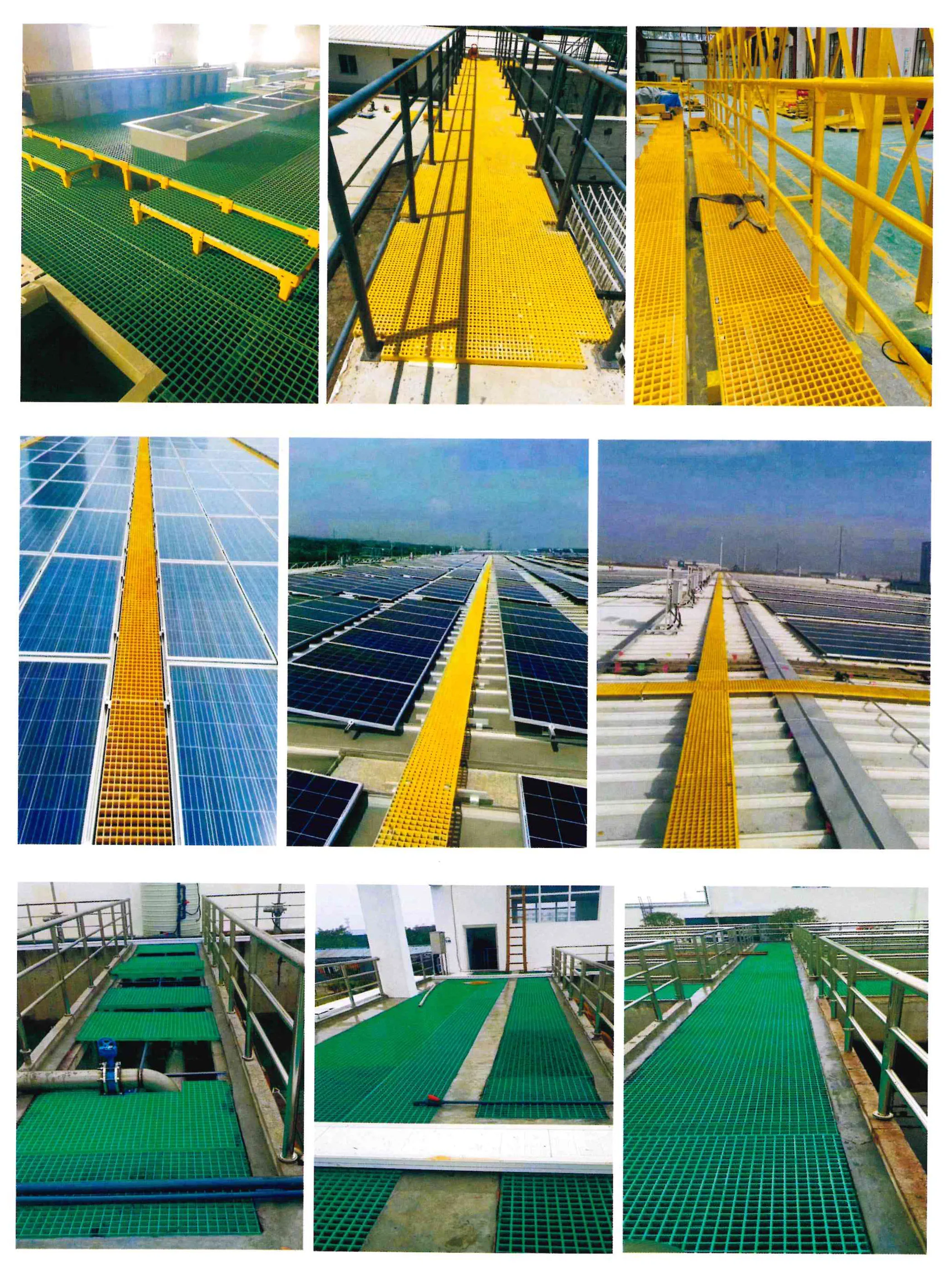 Custom FRP Fiberglass Dock Grating Decking Material for Swimming Pool ...