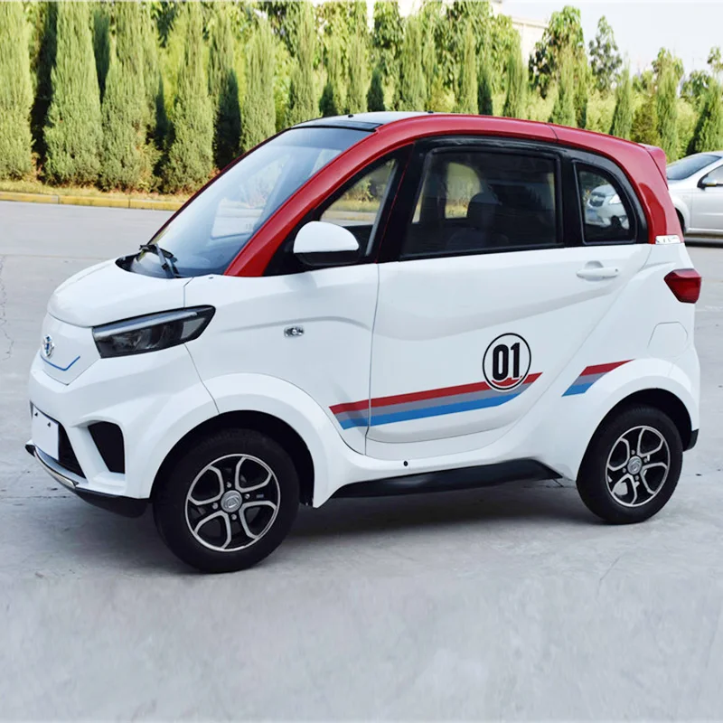 Mini Four-Wheel Electric Car New Energy Vehicles 1000W 60V Closed Body ...