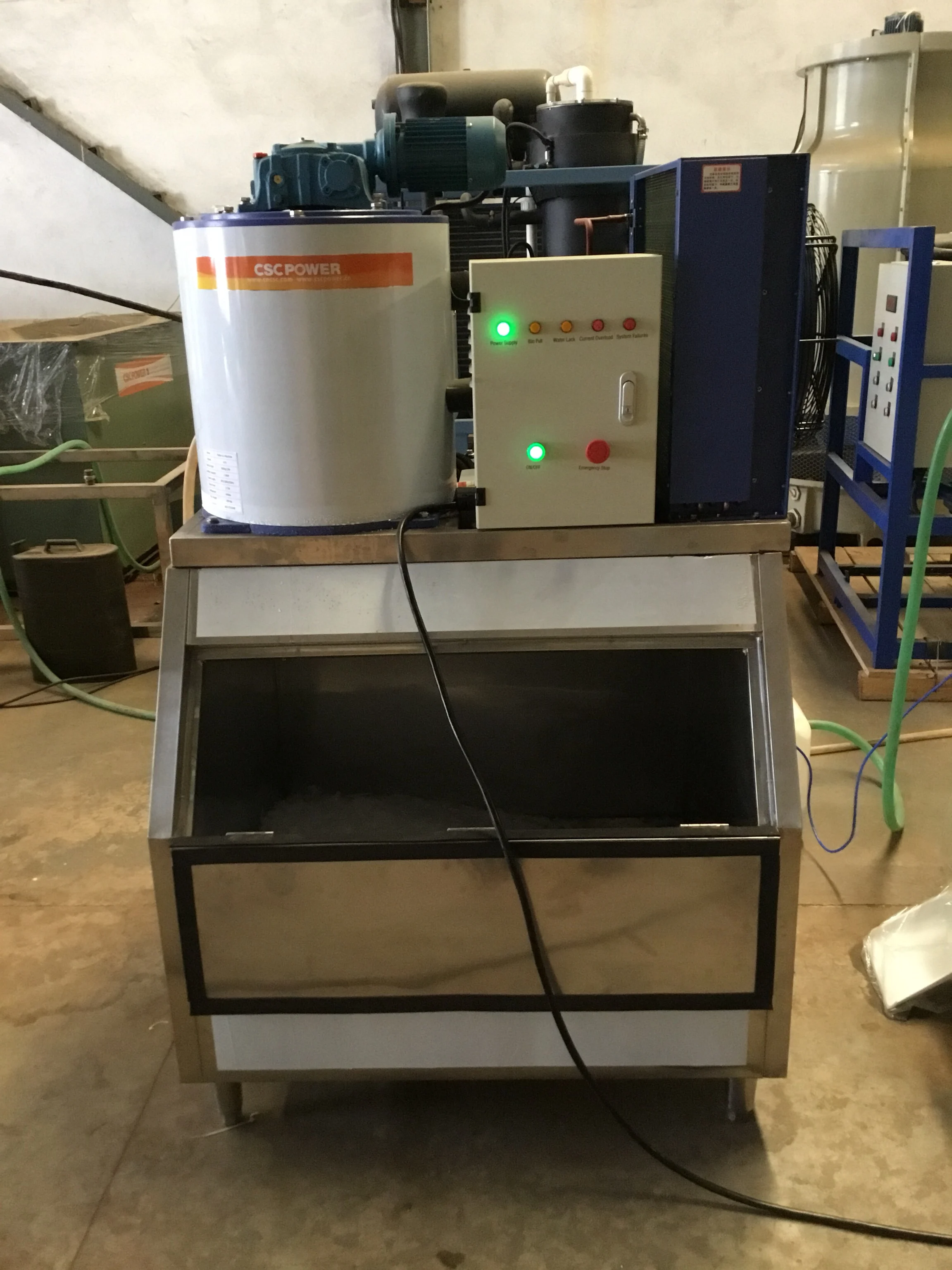 Wholesale Industrial Flake Ice Machine Evaporator Keeping Fresh Fish ...