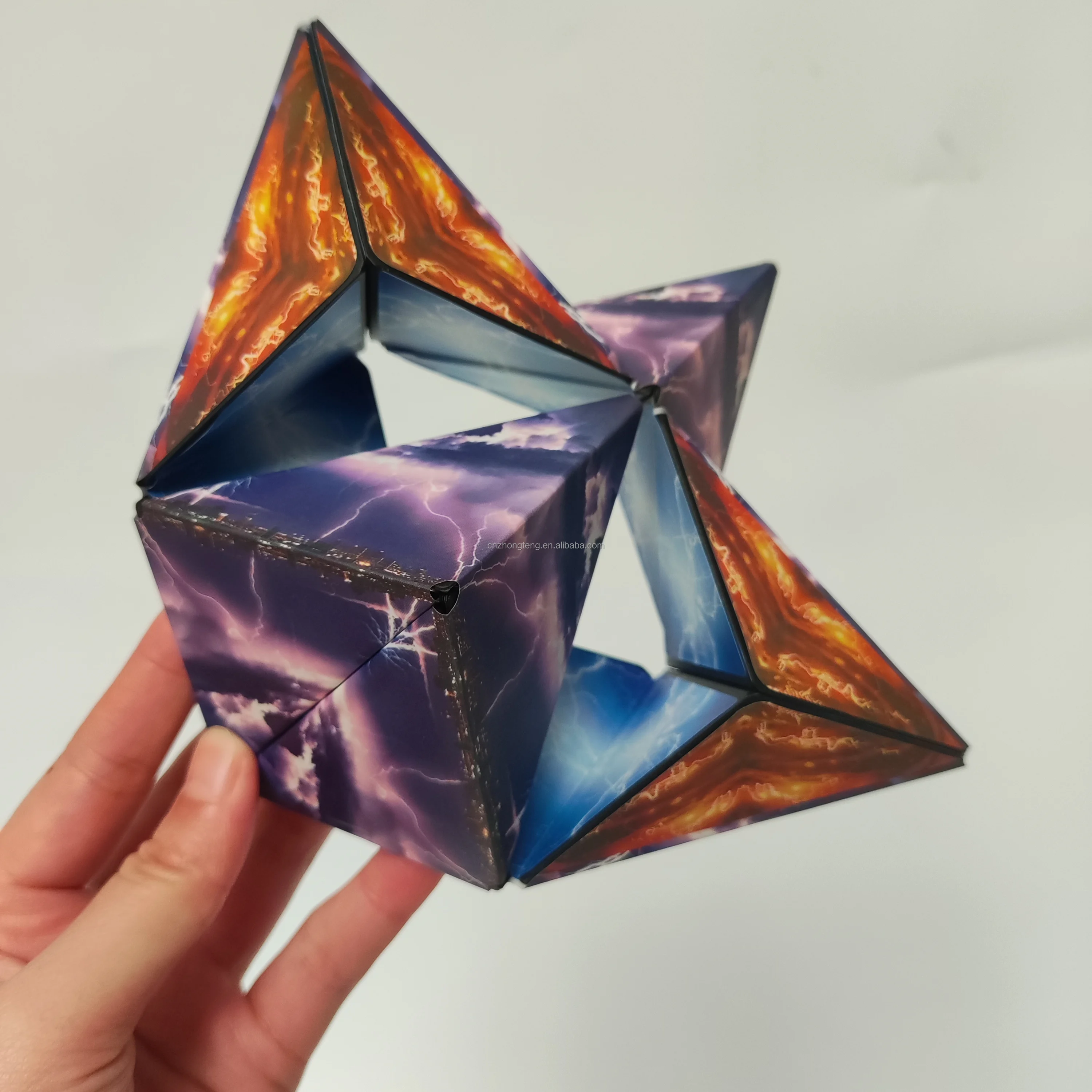 Thunder Lightning Design Fidget Toys Educational Space Geometry 3d ...