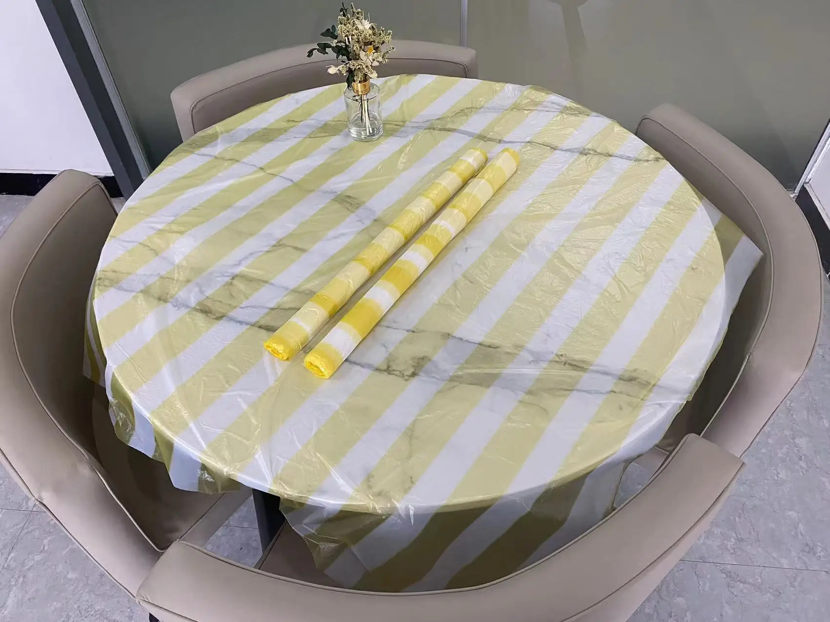 HDPE Color Strip Plastic Table Cover Factory Manufacturer| Alibaba.com