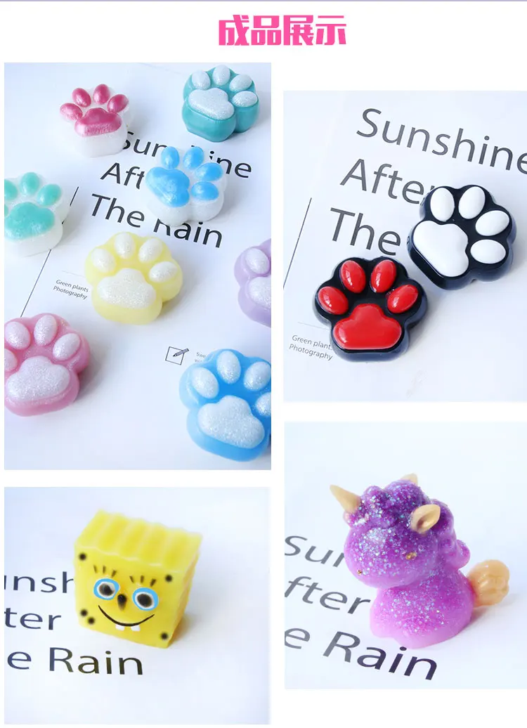 Skin Safe Squishy Gel Transparent Squishy Resin Gel Stress Relief ...