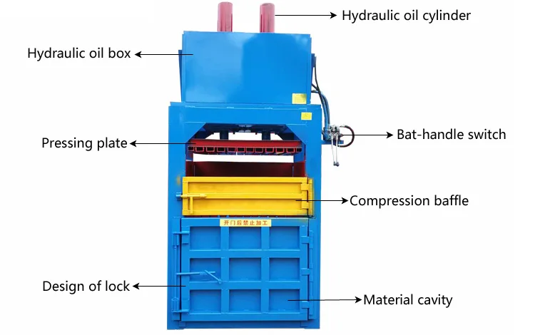 VANEST Hydraulic Garbage Compactor - Efficient Waste Management