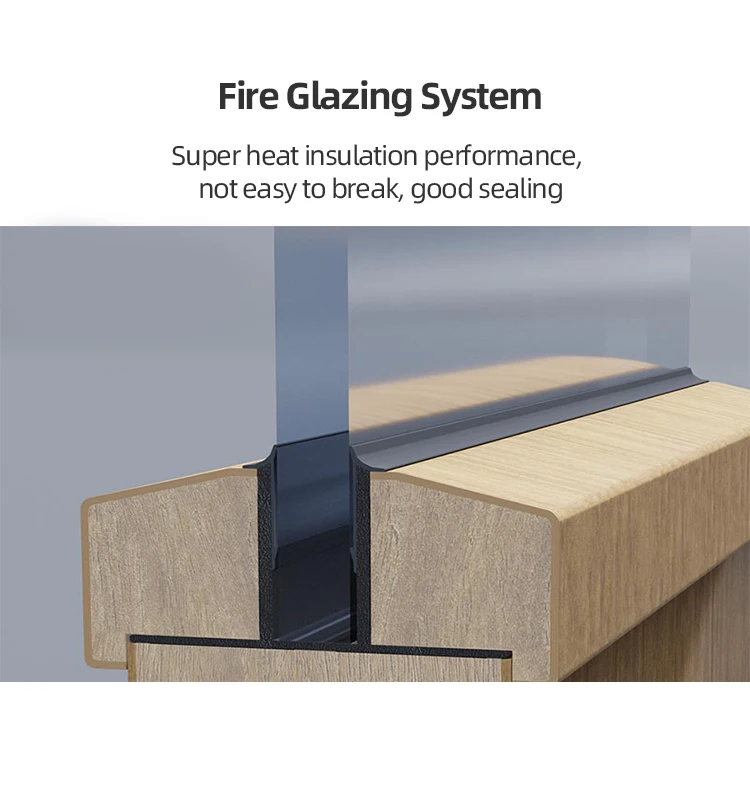 Usa Commercial Residential Fire Exit Door Hot Sale Fire Rated Glass ...