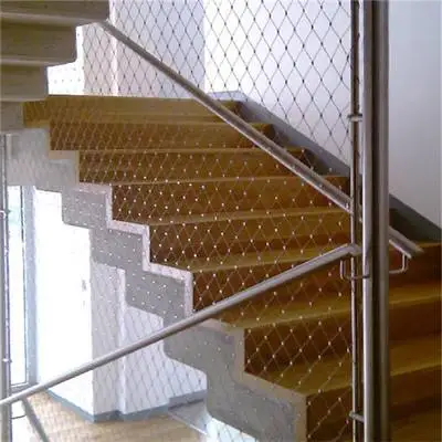 Stainless Steel Wire Rope Safety Mesh Fence Railing Accessories With ...