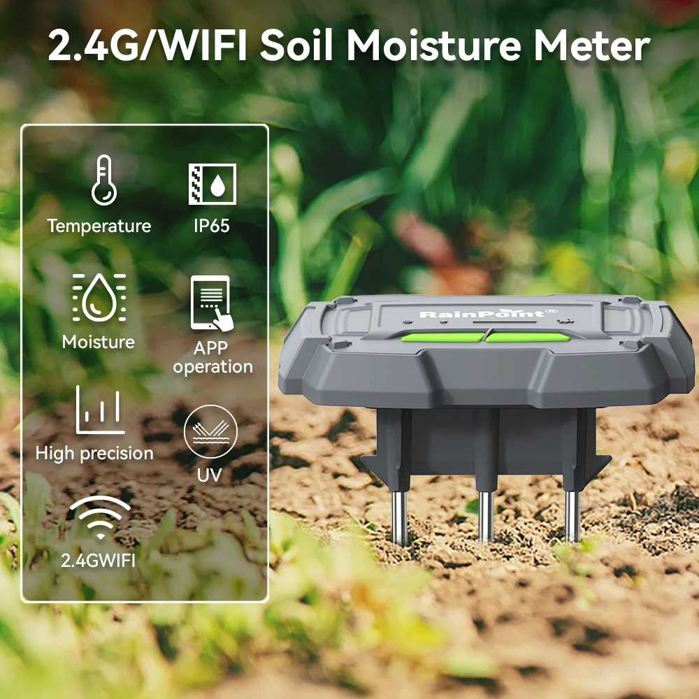 Smart Garden Management with APP Control Soil Moisture Sensor