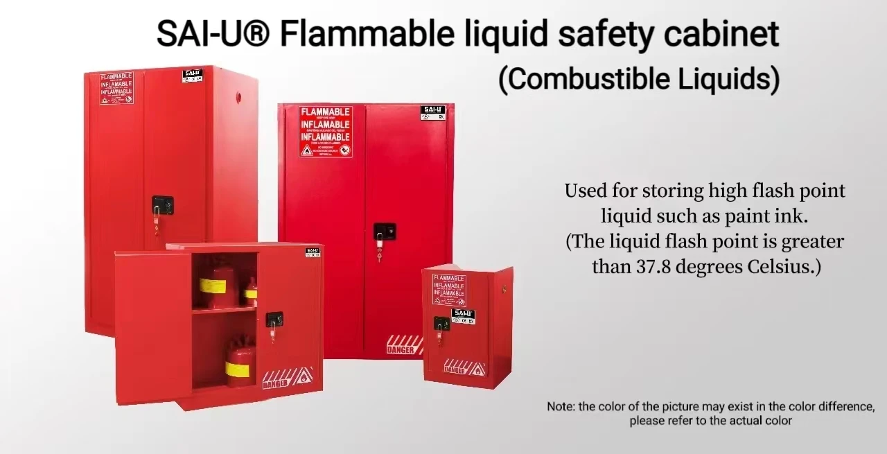Laboratory Hospital Furniture Red Fire Safety Cabinet Manual Door ...