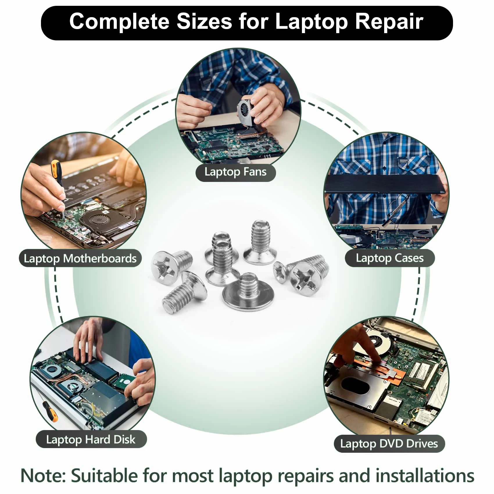 DIY Pc Case Repair Laptop Computer Power Graphics Cpu Fan Motherboard ...