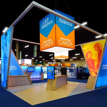 Factory Wholesale Backlit 10x20 Exhibition Booth Trade Show Led Display ...