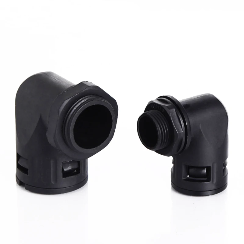 Nylon Elbow Quick Fitting Conduit Connector Waterproof Flexible Conduit ...
