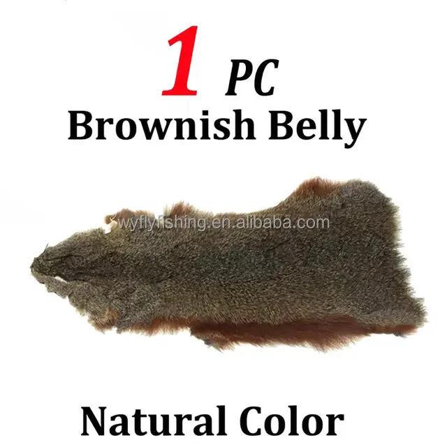 Fly Fishing Squirrel Fur Whole Squirrel Skin Natural Thick Hair Zonker ...