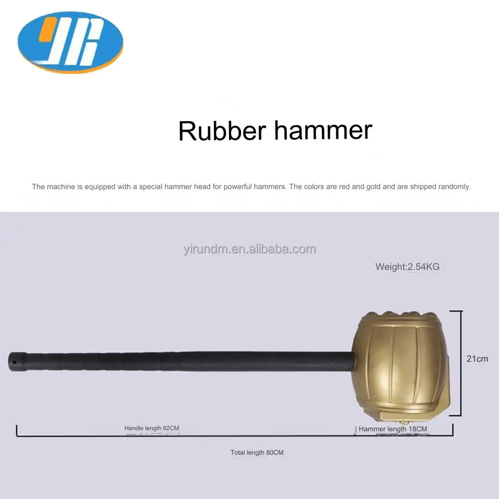 King Of The Hammer Coin Pusher Arcade Game Machine Mr. Hammer Iron ...