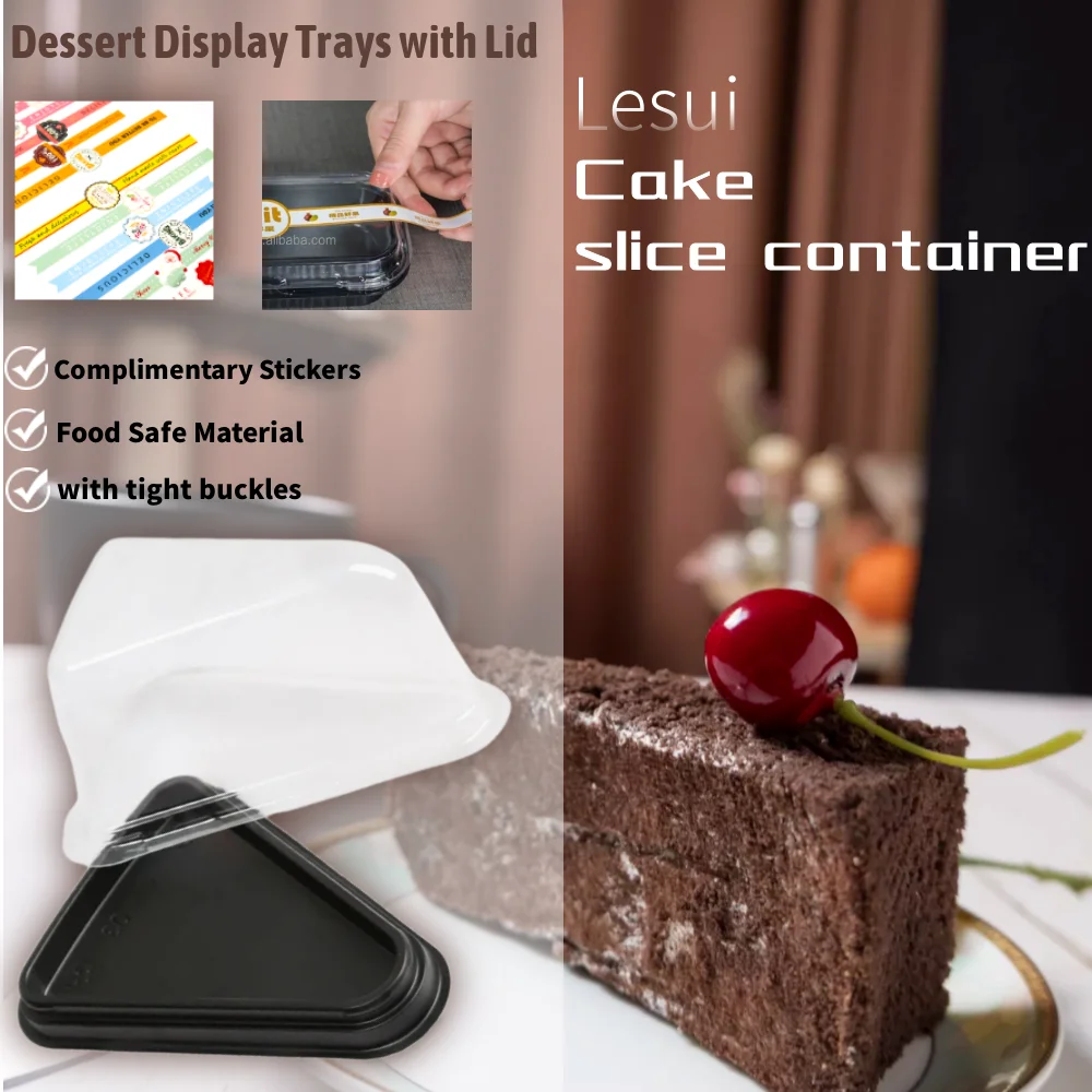 Plastic Mooncake Sandwich Container Mini Cake Box Clear Plastic Bakery ...