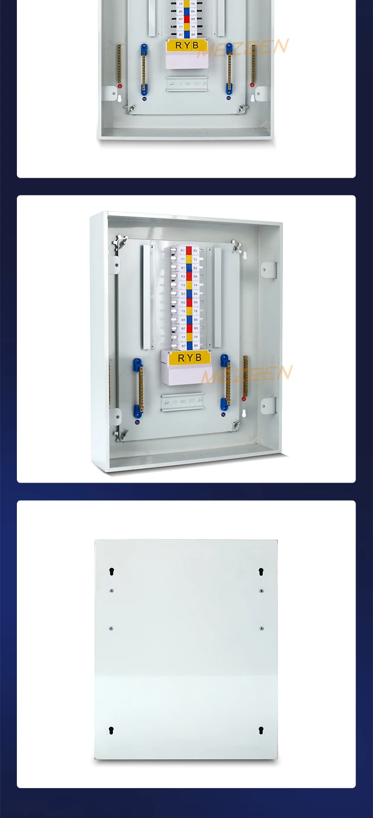 Indoor Metal Distribution Box, 12/18/24/36 Way, OEM | Wholesale