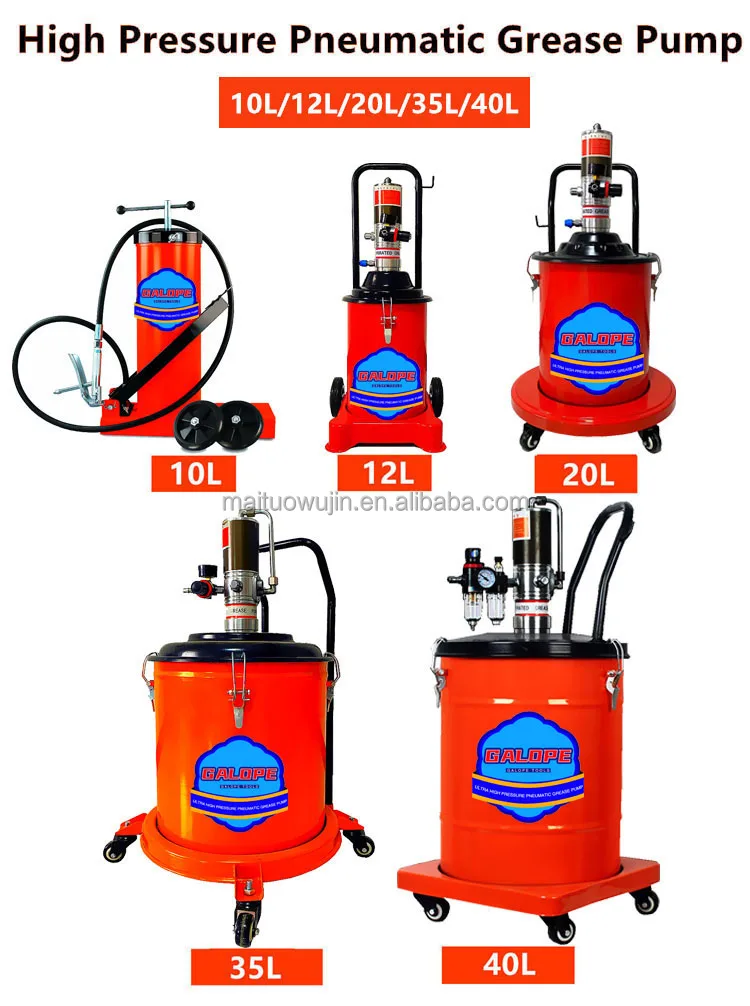 Oem Factory High Pressure Pneumatic Grease Pump Air Operated Dispenser ...