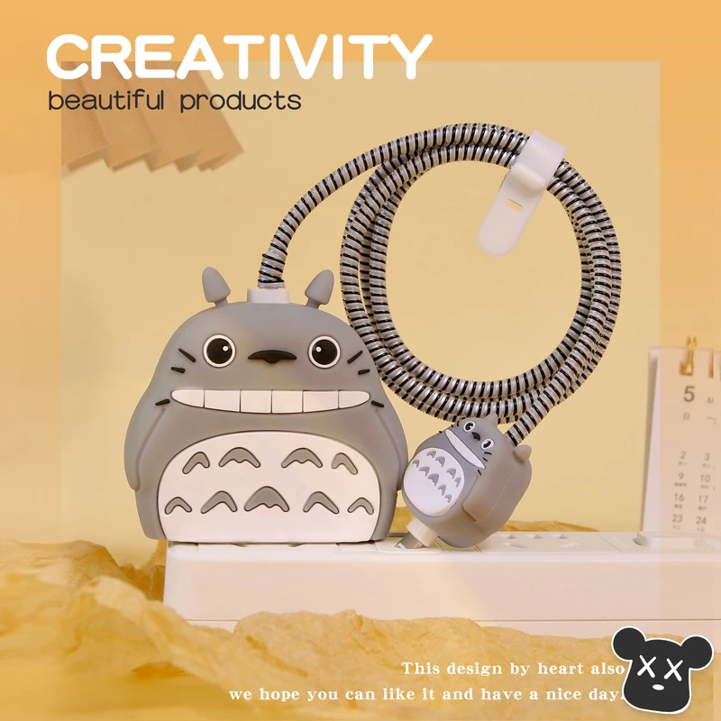 Iphone 18W 20W Charging Cable Protectors - Cute & Eco-friendly