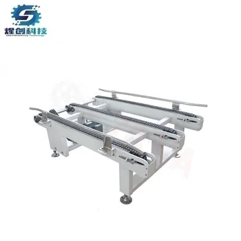 Heavy-duty Mild Steel Pallet Drag Chain Conveyor System For Food ...
