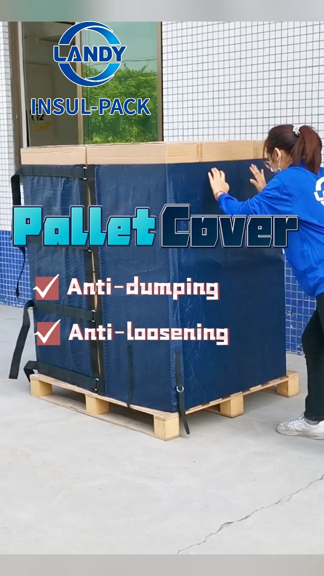 Waterproof Reusable Extra Wide Pallet Cover Wrap - Buy Reusbale Pallet ...