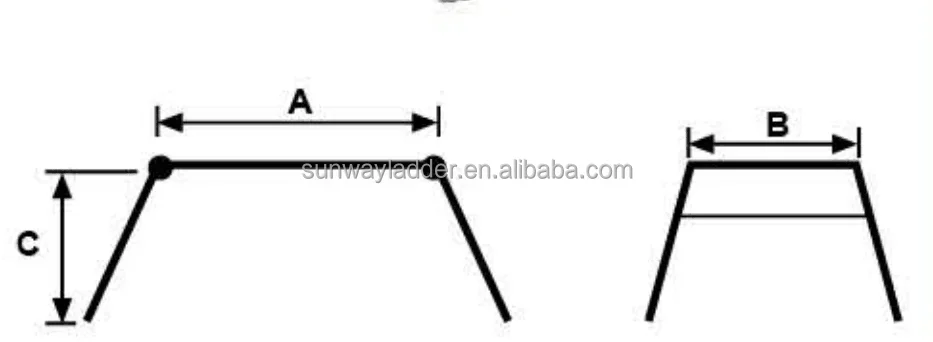 OEM Aluminum Work Platform Ladders - Folding & Durable