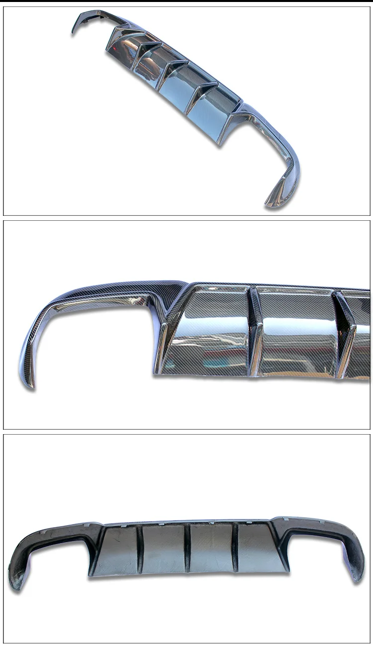 Brabas Style Rear Diffuser For Mercedes Benz E-class W212 2014-2016 ...