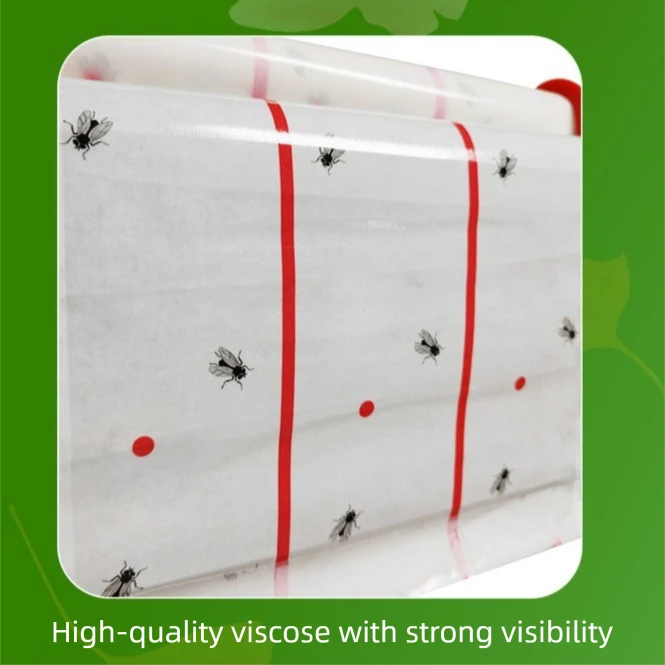 Hot Sale Long Sticky Fly Trap Roll 25*400cm/25*1000cm with Powerful ...