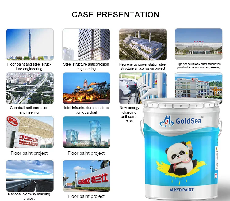 High Quality Paint Manufacturers Alkyd Quick Drying Enamel Coating Good ...