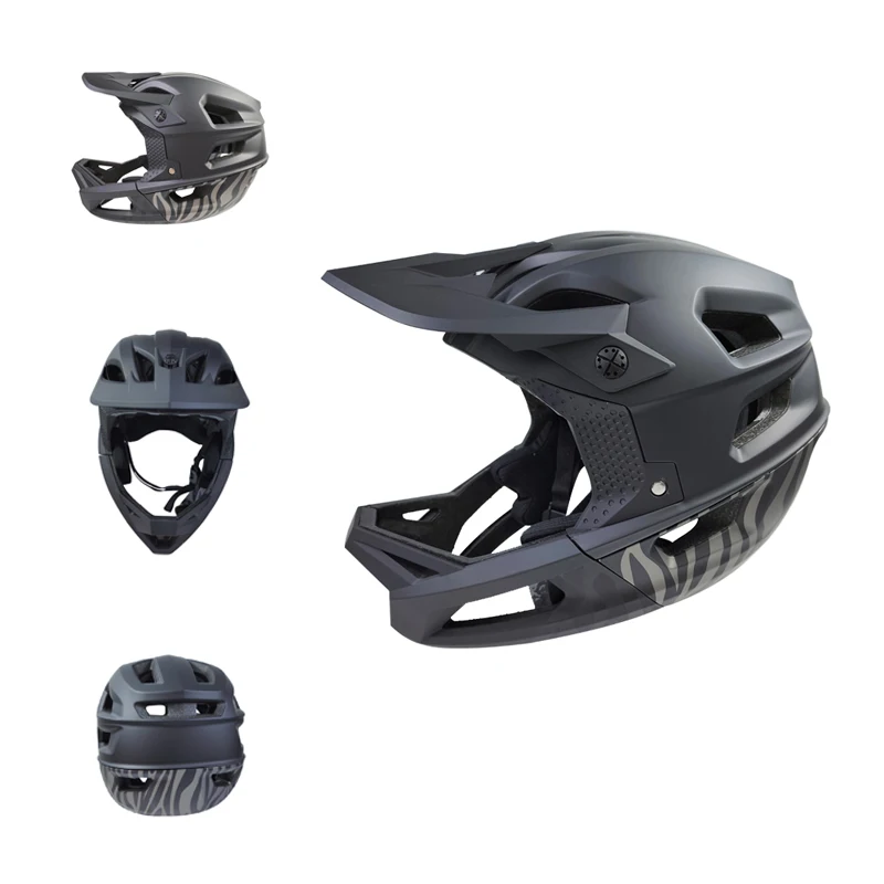 Full Face Unique Downhill Bike Helmet - All Mountain Enduro Trail