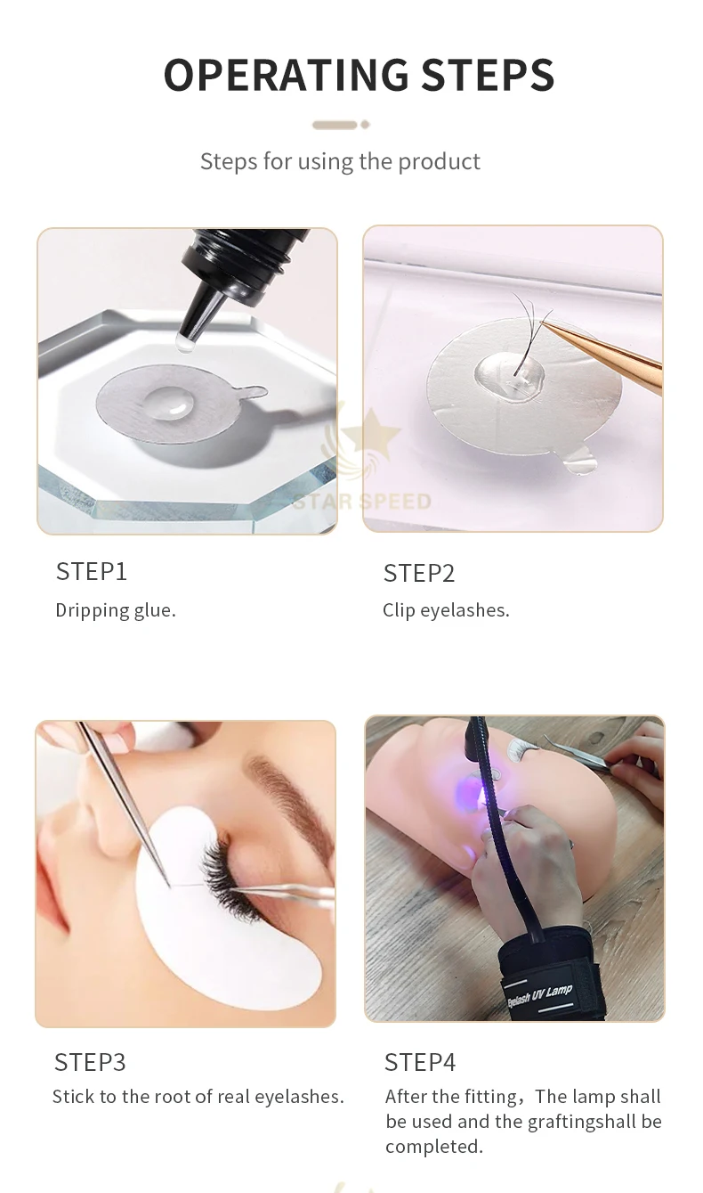 Photographic Lighting Wrist Uv Lamp Led Foot Pedal Uv Lash Extension ...