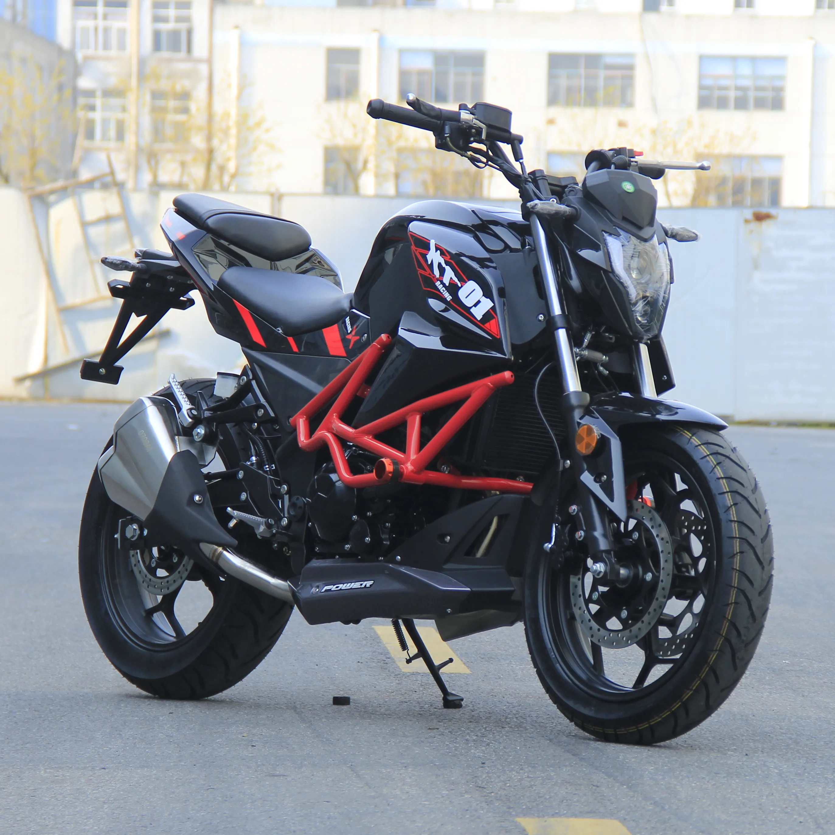 200cc/300cc/400cc Moto Bike Chopper Cruiser Engine Gas Moped 2 Wheel ...