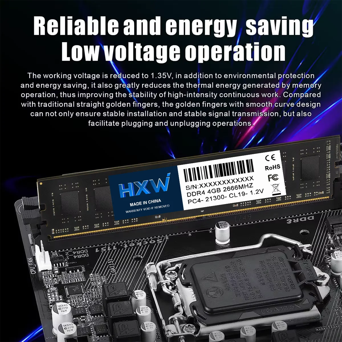 8GB DDR4 RAM - High Performance for Desktop Computers