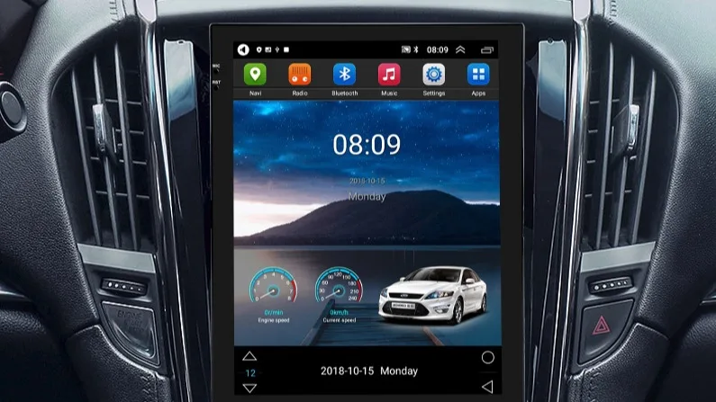 9.7 Inch Vertical Screen Carplay/android Auto Car Navigation Autoradio ...