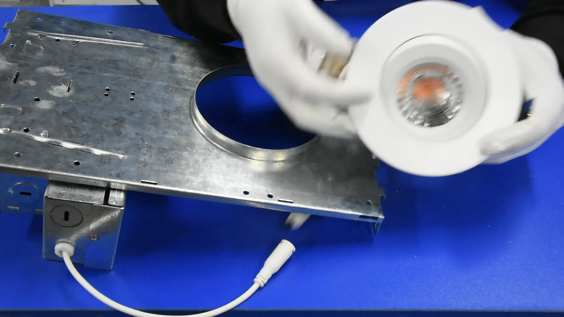 5cct Led Fire Rated Downlight 360 Degree Rotation Eyeball Light Gimbal ...