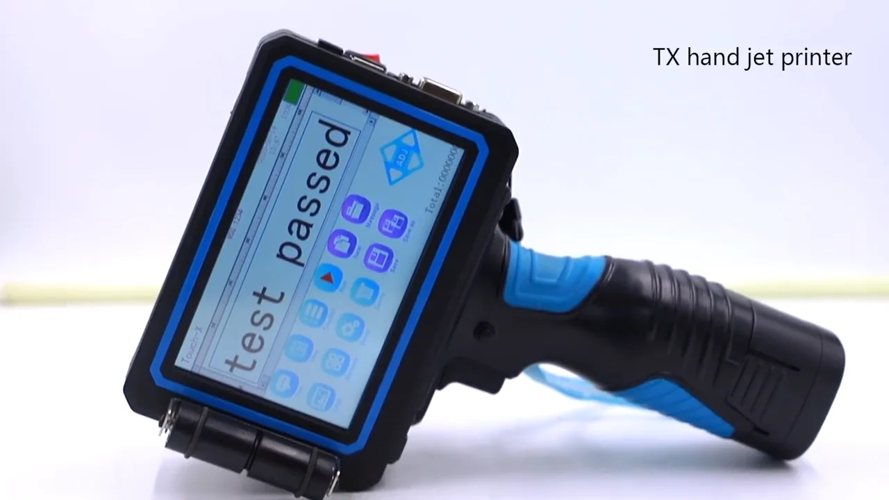 Tij Portable Handheld Inkjet Printer Barcode Qr Glass Bottle Expiry ...