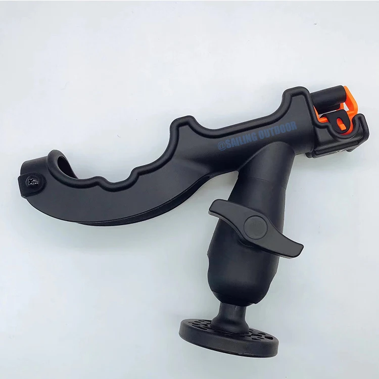 Adjustable Swivel Rod Holder Automatic Locking Portable PVC Kayak ...