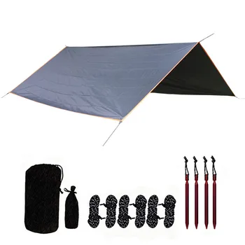 Outdoor Tarp Fly Waterproof Portable Ultra Light Awning Tent Hammock ...