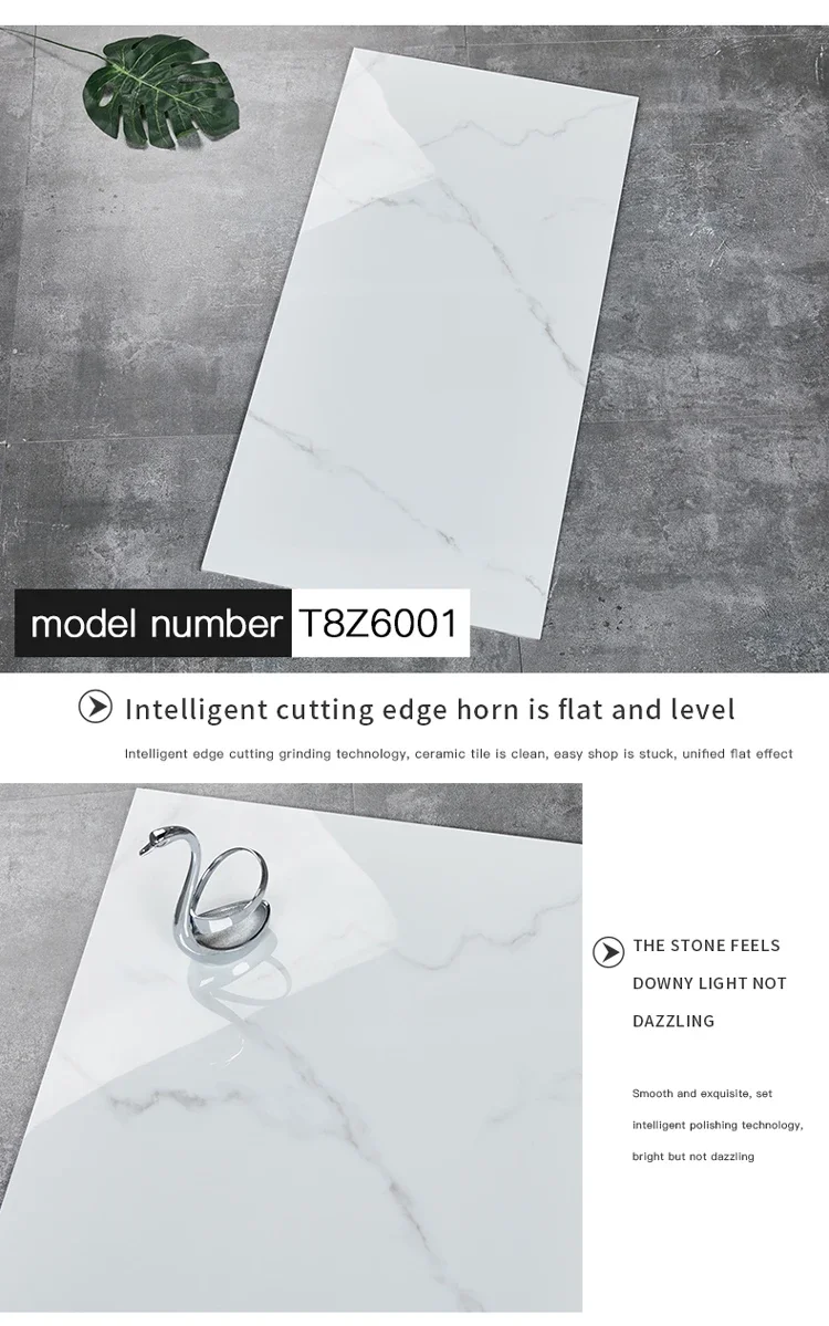 Calacatta Matt White Marble Effect Porcelain Tile 400x800 Glazed ...