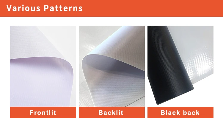 10 oz White PVC Tarpaulin Roll 340gsm PVC Flex Banner Material for ...