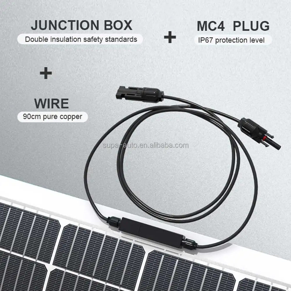 2mm Thin Film Solar Cell Black Flexible Photovoltaic Solar Panel 50w ...