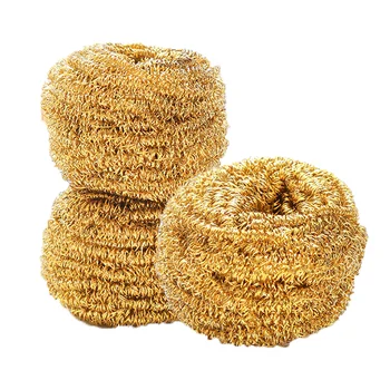 Brass Scrubber Magic Eraser Scouring Pad Kitchen Cleaning Brushes For ...