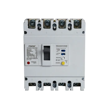 Three Phase Four Wire Leakage Circuit Breaker 250a With Plastic Molded Case Four Pole Moulded ...