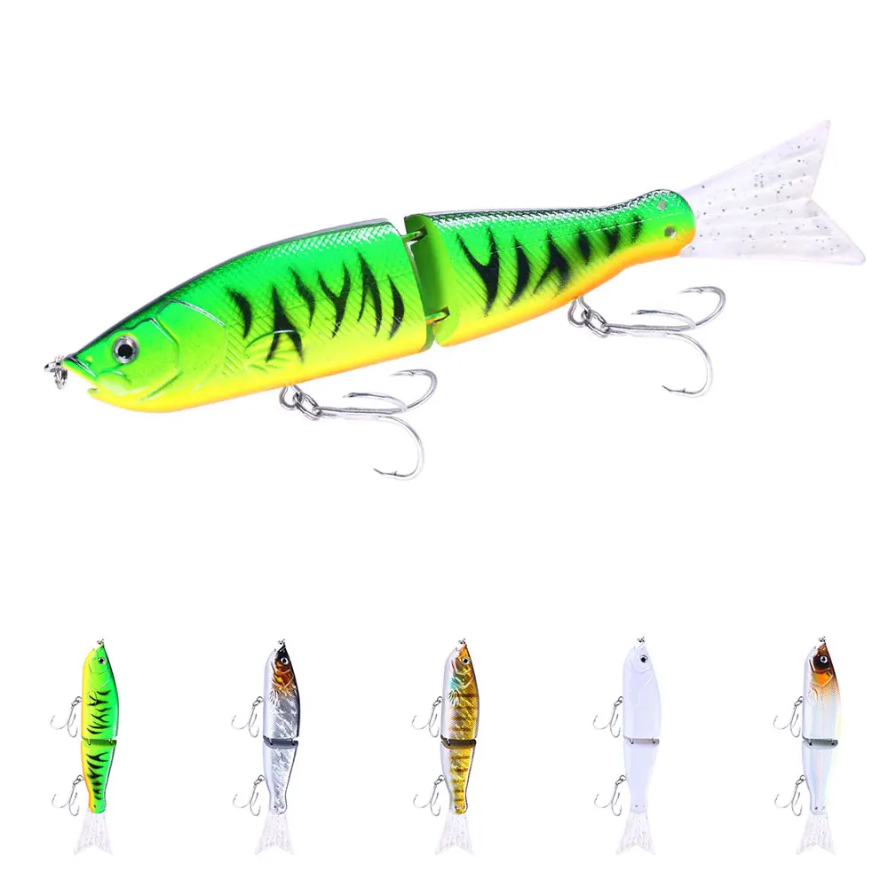 New Arrival 18cm 52g 2 Section Glide Bait Lure with Soft Tail