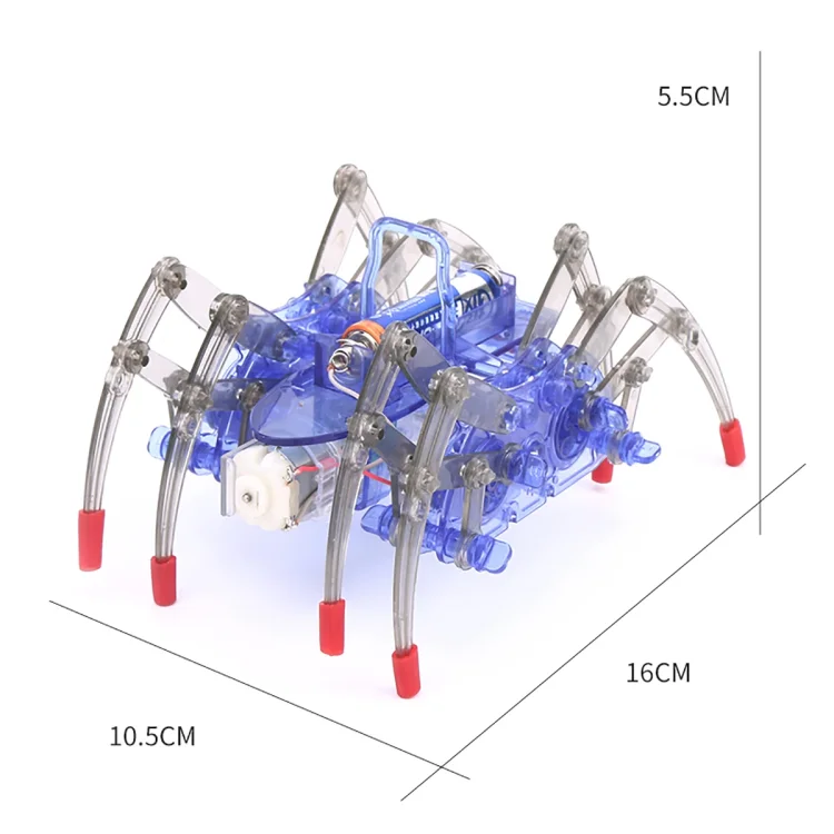 Children's Electric Spider Robot DIY Assembly Steam Toys