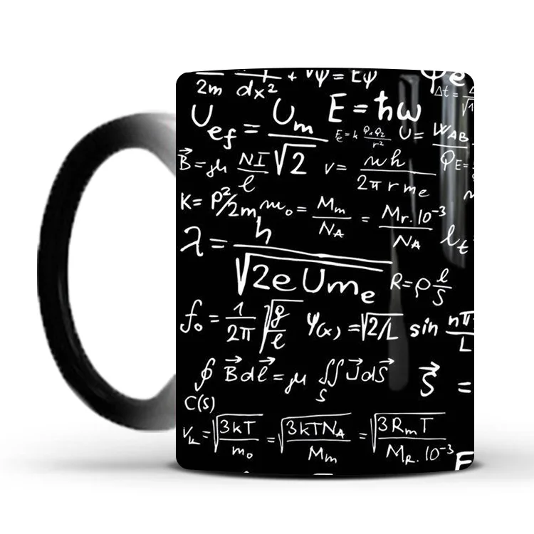 Physical And Mathematical Formulas,Color Changing Mugs,Ceramic Thermal ...