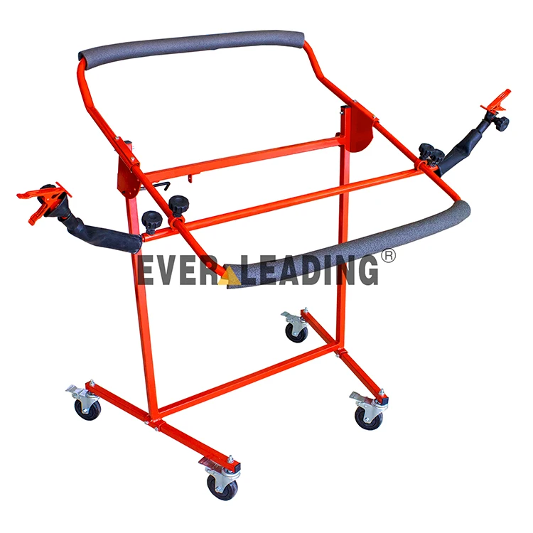 Auto Body Paint Stand - Adjustable Rolling Car Bumper Stand