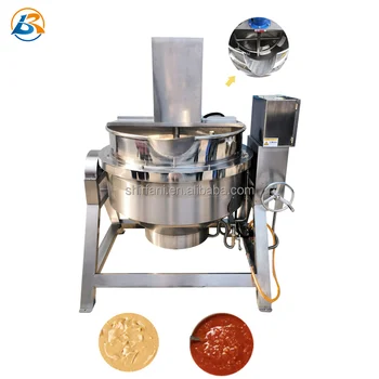 Industrial Automatic Electric Heating Jam Chilli Sauce Cooking Pot ...