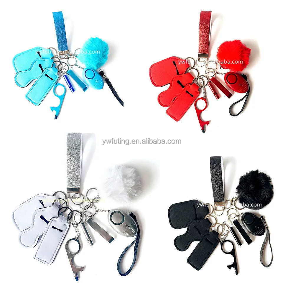 Women Self Defense Supplies - Rhinestone Bling Keychain