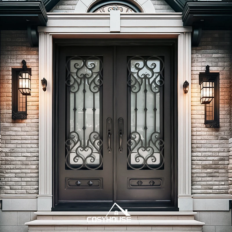 Alibaba.com: Classic iron front double door design, colonial style ...