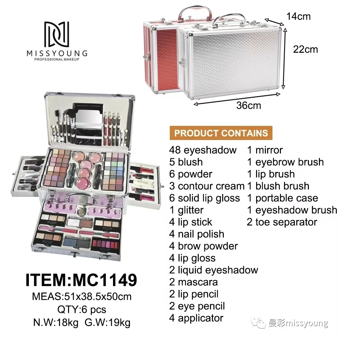 Wholesale Miss Young Makeup Set - Luxury Cosmetic Box