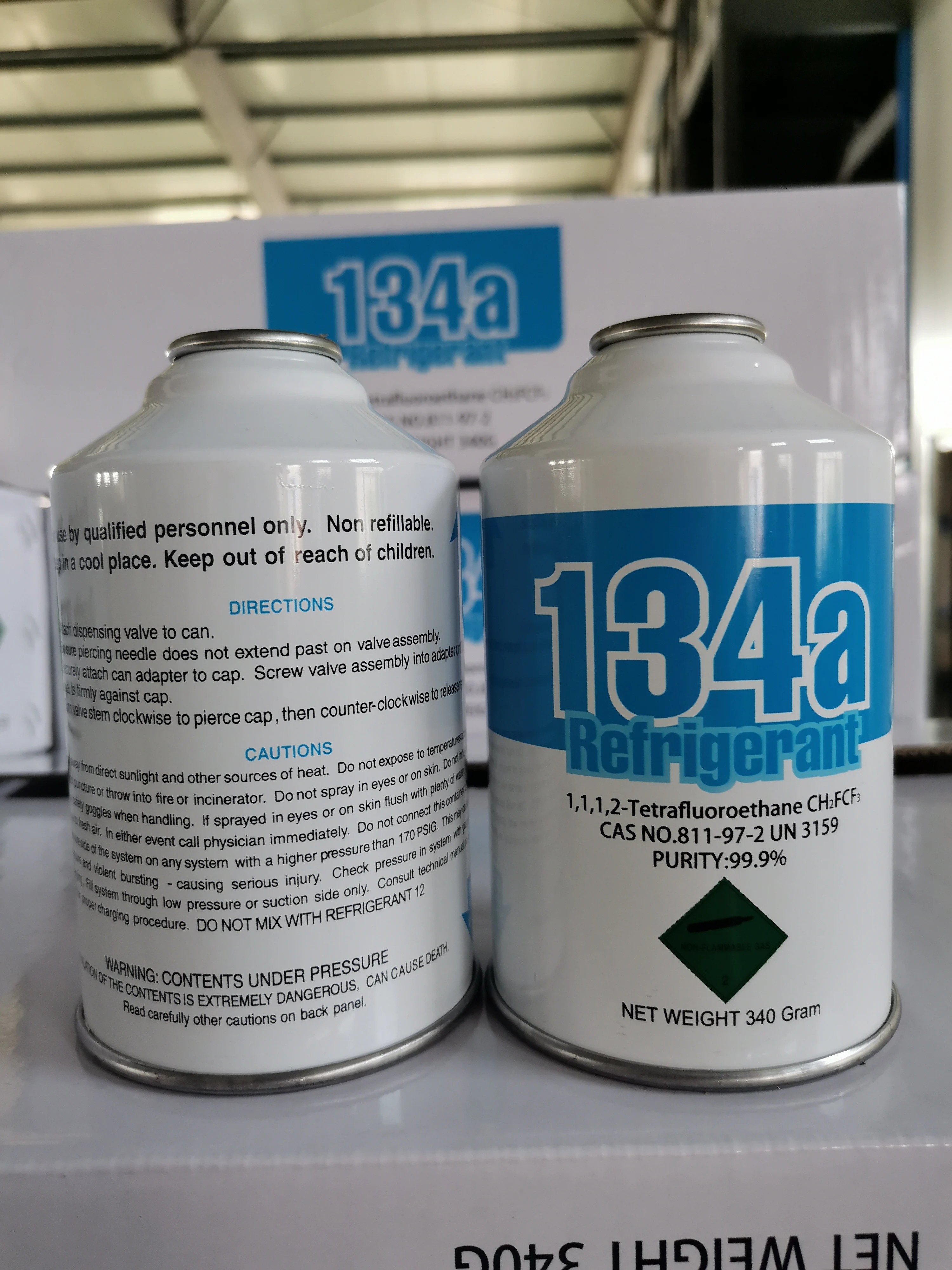R134a R134a Refrigerant High Purity Refrigerant Gas R134a 340grams 2pcs ...